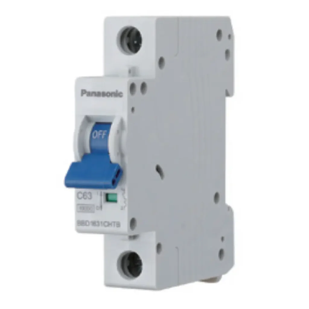 MCB 8A Single Pole 1P1E, DIN Rail, 6kA, Cable/Pin-typebusbar ...