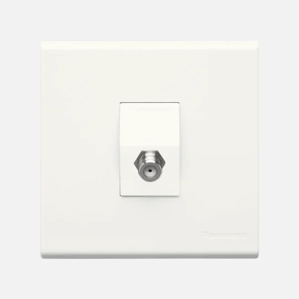 Full Color Wide Series Accessories 1-Gang 1-Device TV Socket (SAT) F ...