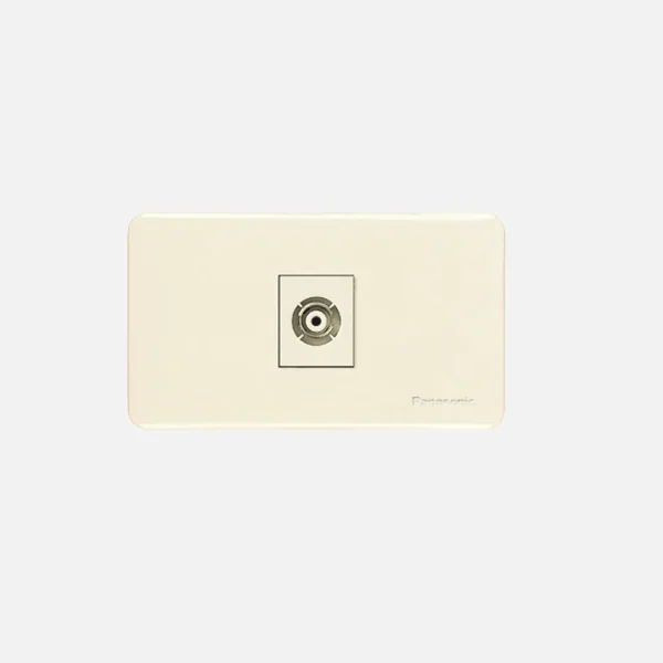 Full Color Series Accessories 1-Gang 1-Device Socket DIN Type with ...